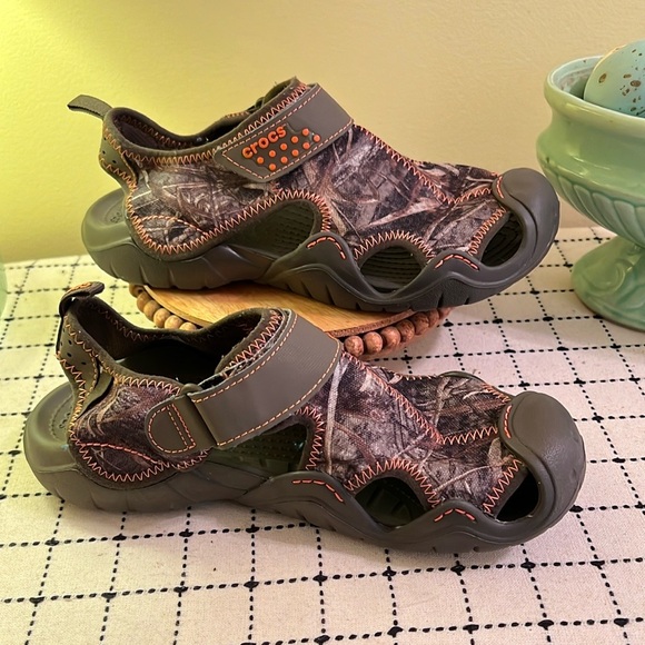 CROCS | Shoes | Nwot Crocs Mens Swiftwater Realtree Max5 Sandal | Poshmark